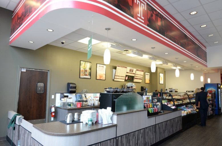 Temple University Lobby, Bookstore, and Cafe - hscbuilders.com